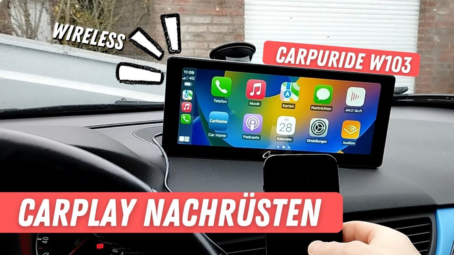 Carpuride w901 pro Display – wireless Carplay und Android Auto in jedem ...